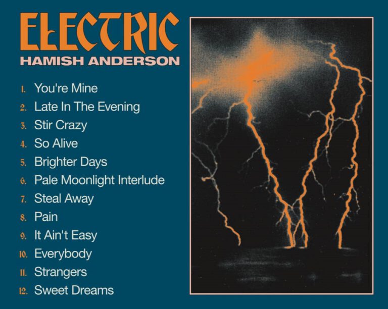 New Release: Hamish Anderson - Electric I Bluestown Music