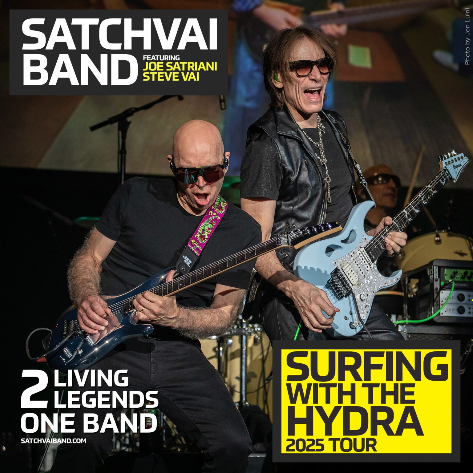 Joe Satriani & Steve Vai Form SATCH VAI BAND I Bluestown Music