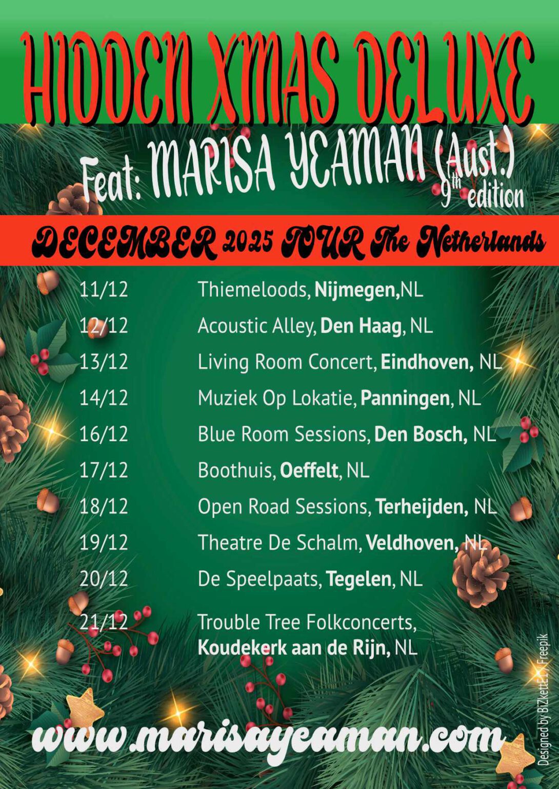 Hidden XMas Deluxe Feat. Marisa Yeaman - December Tour 2025 I Bluestown ...