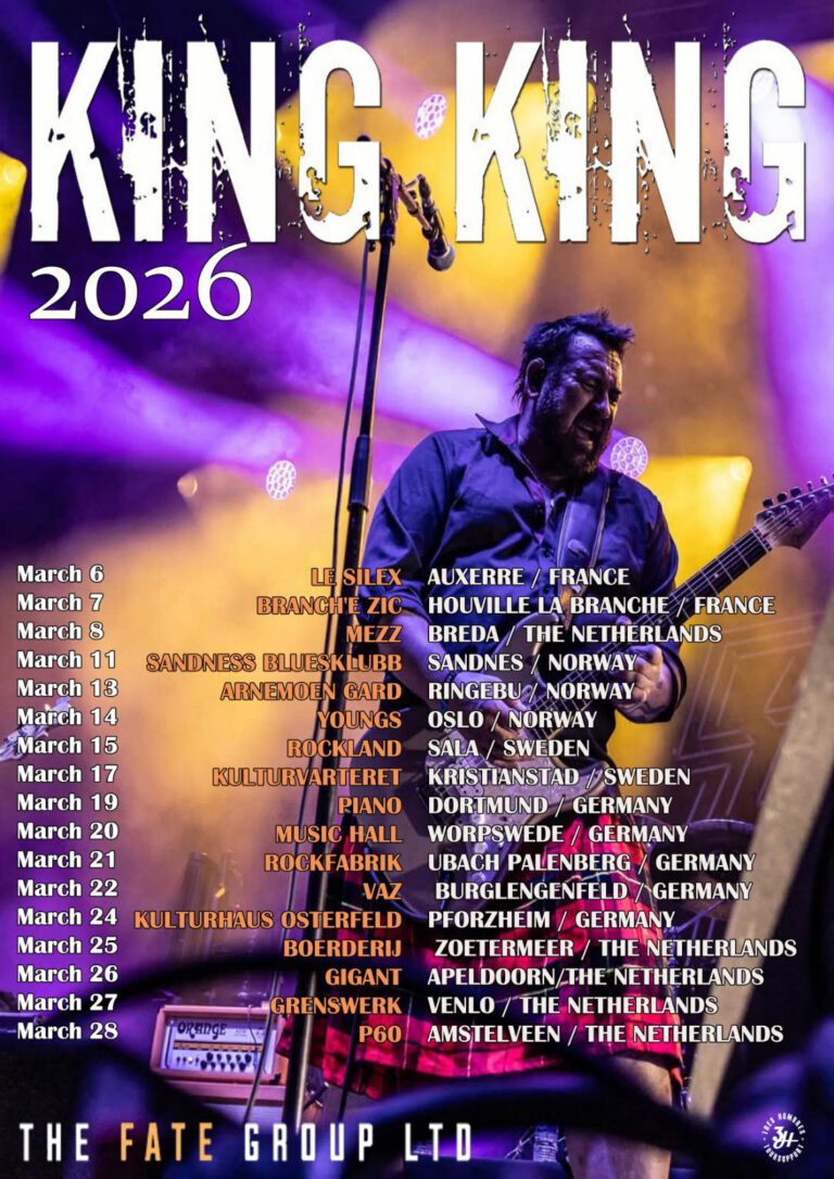King King - Tour 2026 I Bluestown Music
