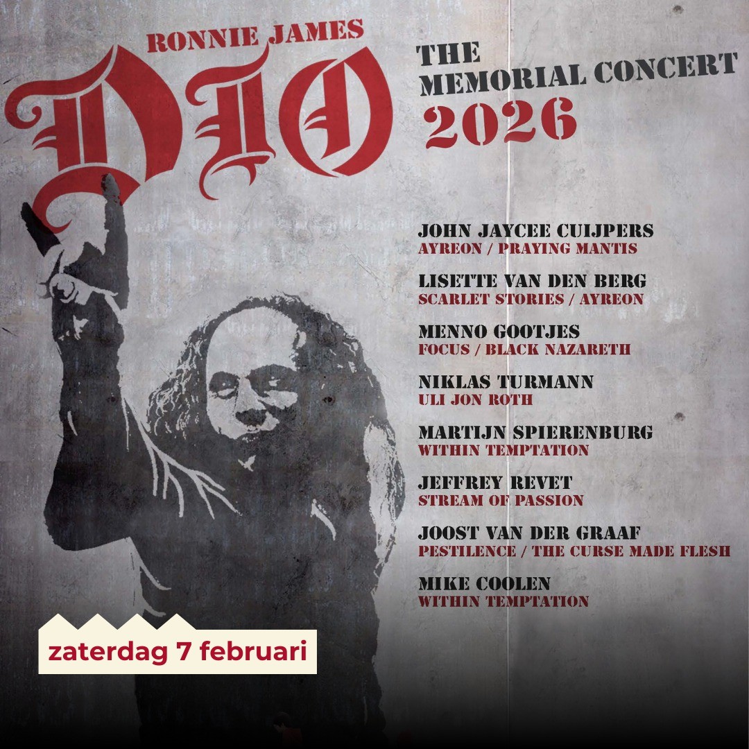Ronnie James Dio – The Memorial Concert 2026 - 7 Februari - DRU - Ulft ...
